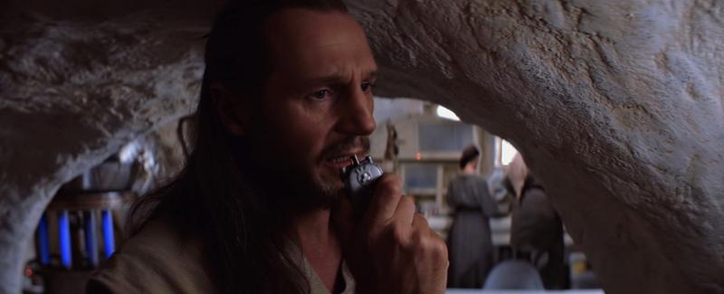 Qui gon jinn s communicator in episode i the phantom menace was made ...