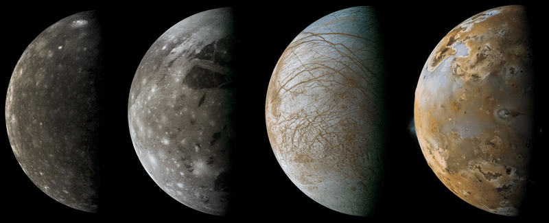 The first 4 moons of jupiter which were discovered are called the ...