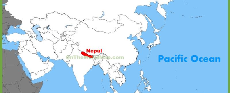 Nepal is located on which continent asia | The Fact Base