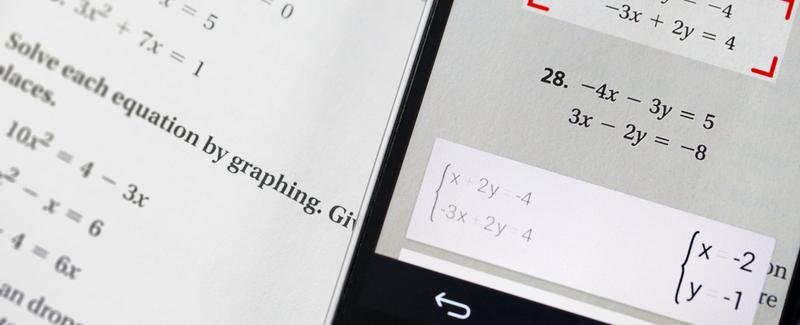 Stumped by a math problem get the photomath app and scan the math ...