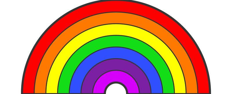 The word spectrum can be used to describe the colors of the rainbow ...