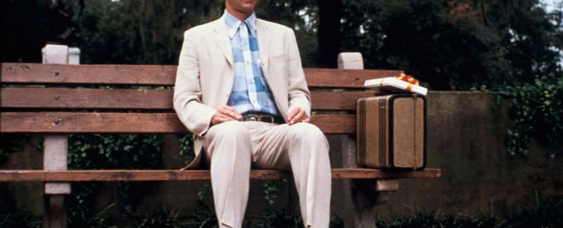 In the film forrest gump all the still photos show forrest with his ...
