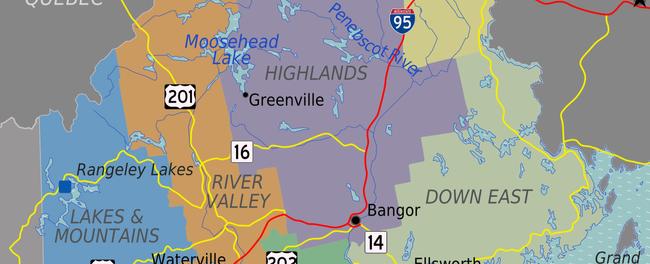 Maine is the only state that has borders with only one other u s state ...