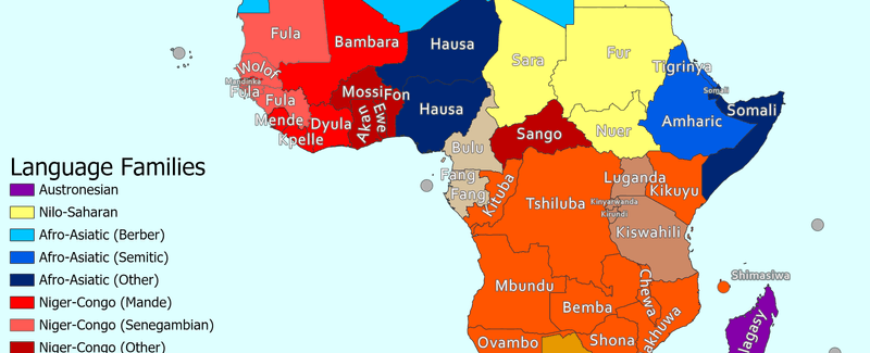 More than 1 000 different languages are spoken on the continent of ...