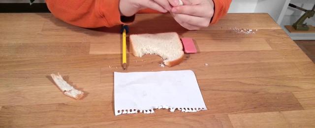 Before the eraser bread was used to remove pencil marks | The Fact Base