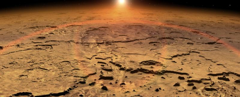mars has a very thin atmosphere and it s dusty cold and desert like ...
