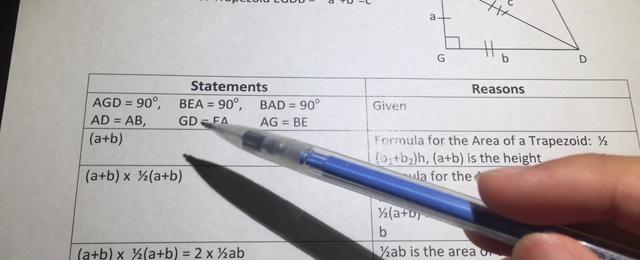 President james a garfield discovered a new proof for the pythagorean ...