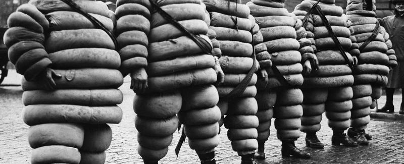 The michelin man is known as mr bib his name was bibendum in the ...